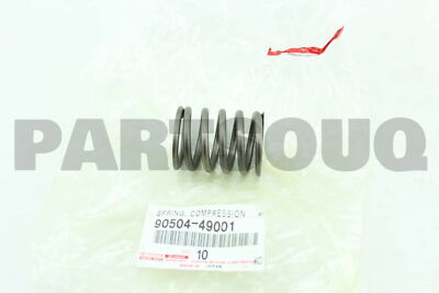 9050449001 Genuine Toyota SPRING, COMPRESSION(FOR INNER) 90504-49001 | eBay