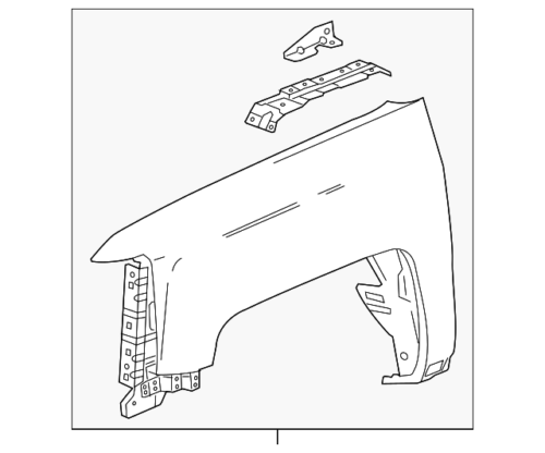 GM OEM 14-19 Silverado 1500 Fender Fender Components-Fender 84214215 | eBay