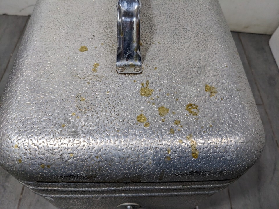 Vintage Knapp Monarch Therm-a-Chest Aluminum Cooler Ice Chest Box | eBay