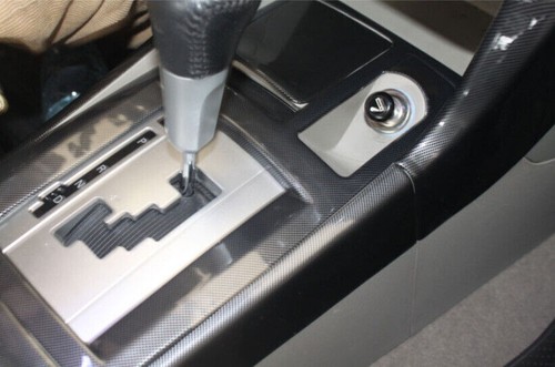 For Mitsubishi Lancer EVO 2007-2017 Carbon Fiber Center Console Gear ...