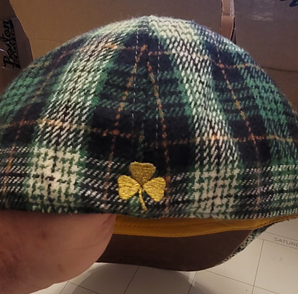Boston Scally-Company The Fighting Rock Irish Flat Cap. Come With Pin ...