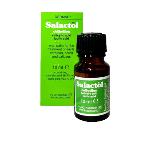 Salactol Wart Paint - 10ml - Treatment for Warts Verrucas Corns ...