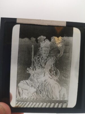 GLASS MAGIC LANTERN SLIDE CHINA QUAN YIN | eBay