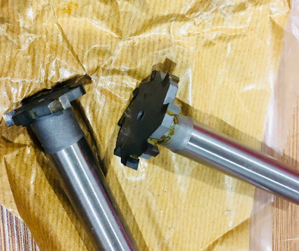 New 1pc 12*4*8*80L*4 Carbide tipped T slot cutter Welding carbide T ...