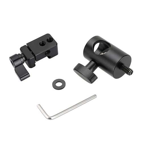 CAMVATE 16mm Light Stand Head Adapter With NATO Rail Clamp fr Camera ...