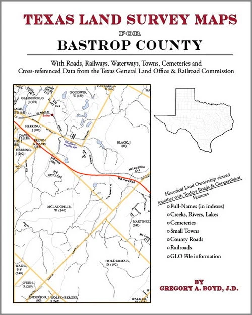 Bastrop Co Tx Map