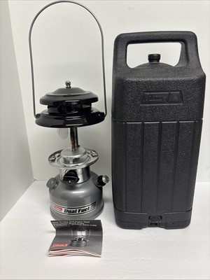 Coleman Dual Fuel 2-Mantle Lantern Model 285 4/92 With Case No Globe | eBay