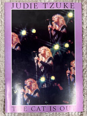 Judie Tzuke The Cat Is Out Official Tour Programme 1985 Plus Ticket | eBay