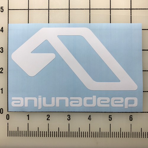 Anjunadeep 6" Wide White Vinyl Decal Sticker - BOGO | eBay