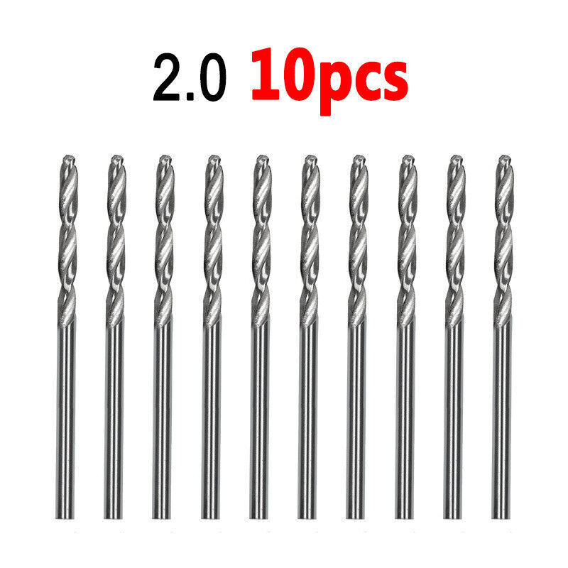 40Pcs Mini Drill HSS Bit 0.6mm-2.0mm Straight Shank PCB Twist Drill ...