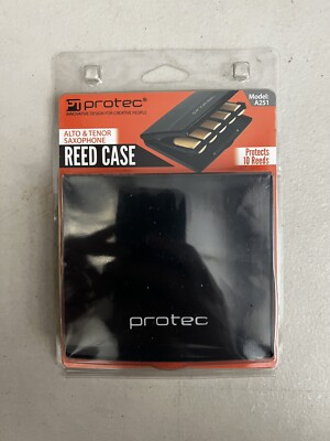 Protec Alto/ Tenor Sax Reed Case Opaque Black | eBay