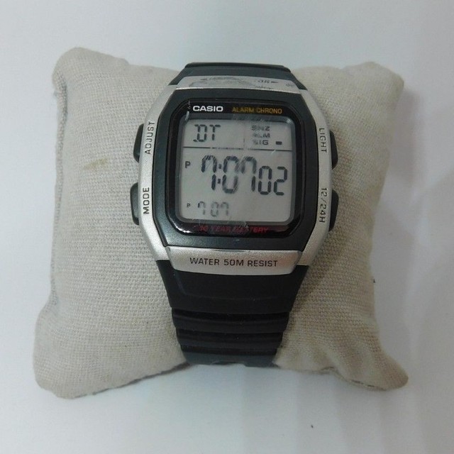 CASIO ILLUMINATOR WR 50m Alarm Chrono W96-H 3239 | eBay
