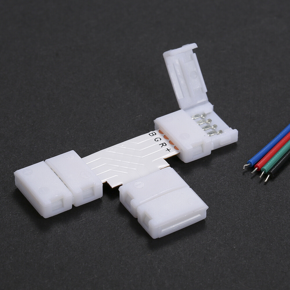 T Shape 4 Pins Connector Quick Splitter 10 White I4B2 | eBay