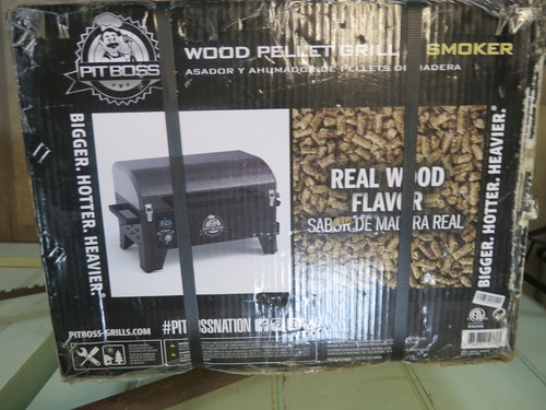 Pit Boss Portable Black Wood Pellet Grill and Smoker PB150 PORTABLE NIB ...