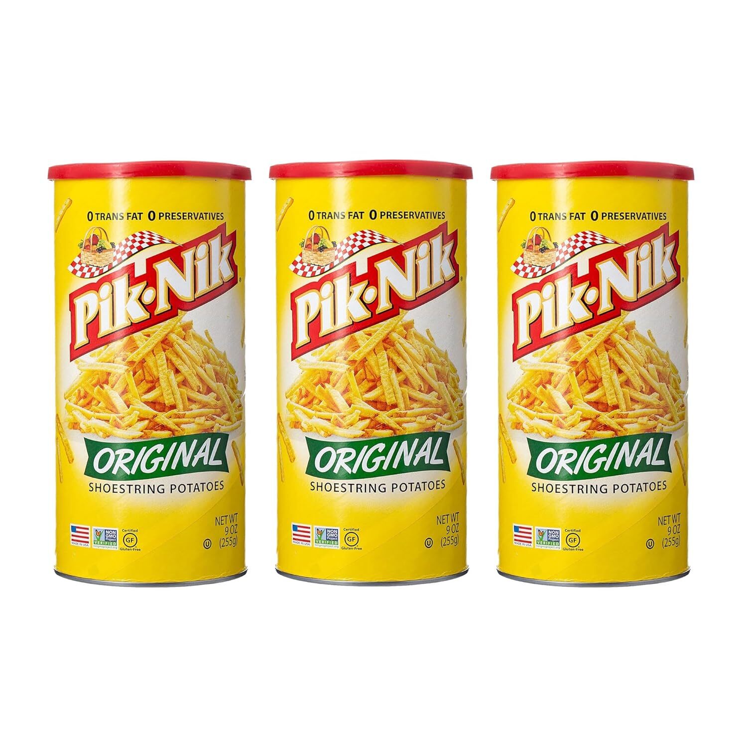 Pik-Nik Shoestring Potatoes, 9 Ounce (Pack of 3), Original 9 3) | eBay