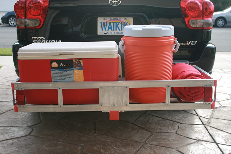 Cargo Carrier Trailer Hitch Lightweight Auto Basket Rack Luggage ...