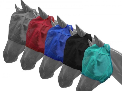 Mesh Rip Resistant Fly Mask No Ears Average Horse Gray | eBay