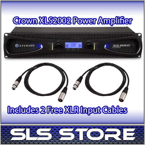 Crown XLS2002 XLS 2-Channel 650W at 4Ω Power Amplifier for sale online ...