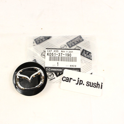 GENUINE Mazda 3 5 6 CX-5 CX-9 MX-5 Miata Alloy Wheel Center Logo Cap ...