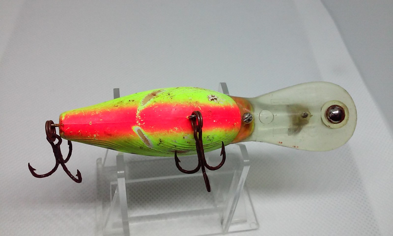 VINTAGE Rebel Double Deep Wee-R Mini Firetiger 2.5" Divin Crankbait ...