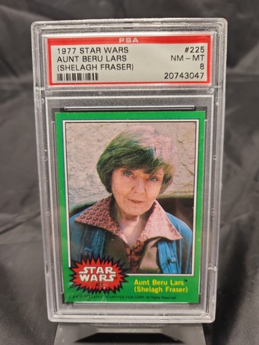 #225 Aunt Beru Lars (Shelagh Fraser) - 1977 Star Wars - PSA 8 NM-MT | eBay