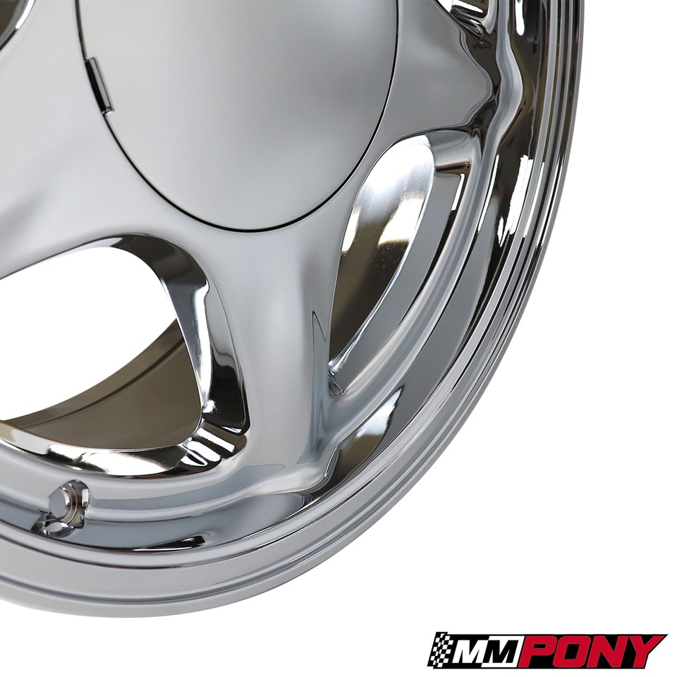 CA 1979-1993 17X8 Chrome 4 Lug Pony Wheel 196731110238| eBay