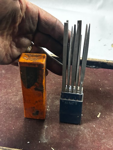 MACHINIST TOOL LATHE MILL Machinist Jeweler Watchmakers Needle Files in ...