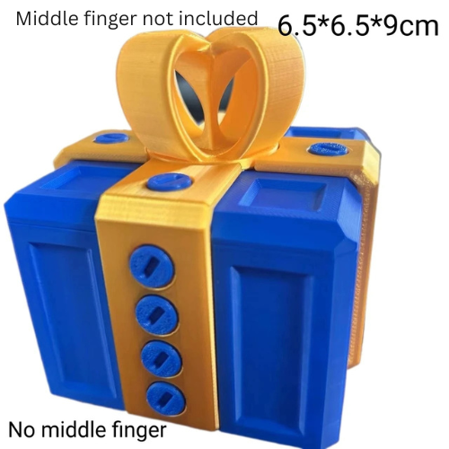 Middle Finger In A Box Funny Surprise Box Pop up Christmas Novelty Fun ...
