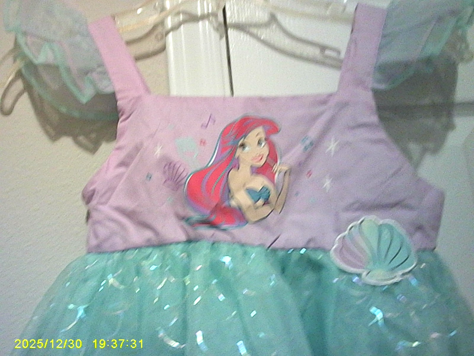 Disney Princess Ariel Dress Up Size M8 Little Mermaid | eBay