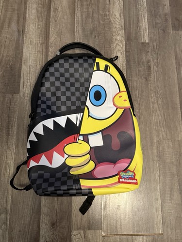 Sprayground x SpongeBob Black Backpack | eBay