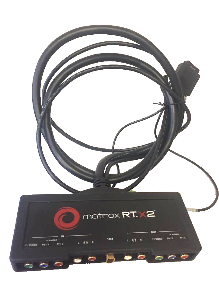 Matrox RT.X2 Breakout Box for Realtime HD Video Editing | eBay