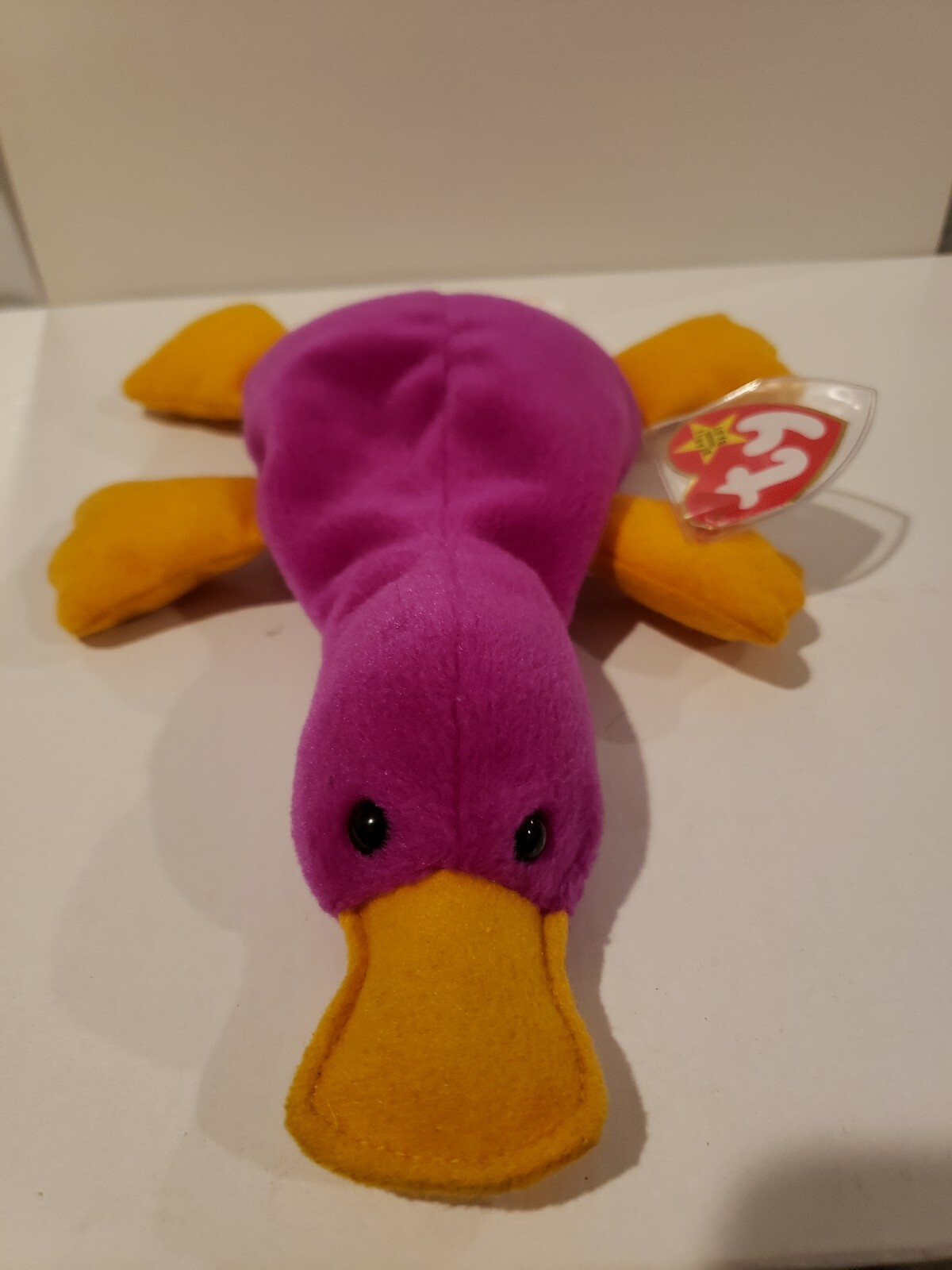 Patti Platypus Ty Beanie Baby Rare PVC pellets | eBay