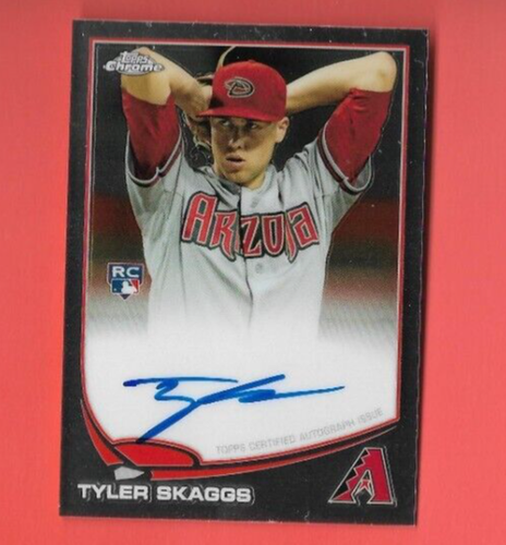 2013 Topps Chrome Tyler Skaggs ROOKIE Auto Autograph, Diamondbacks ...