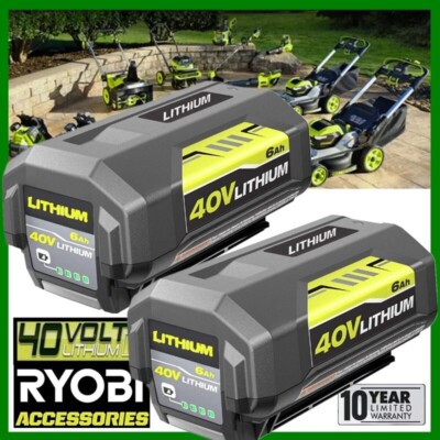 1-2PACK For Ryobi 6.0Ah 40V Lithium-Ion Battery OP40605 OP40605VNM High ...