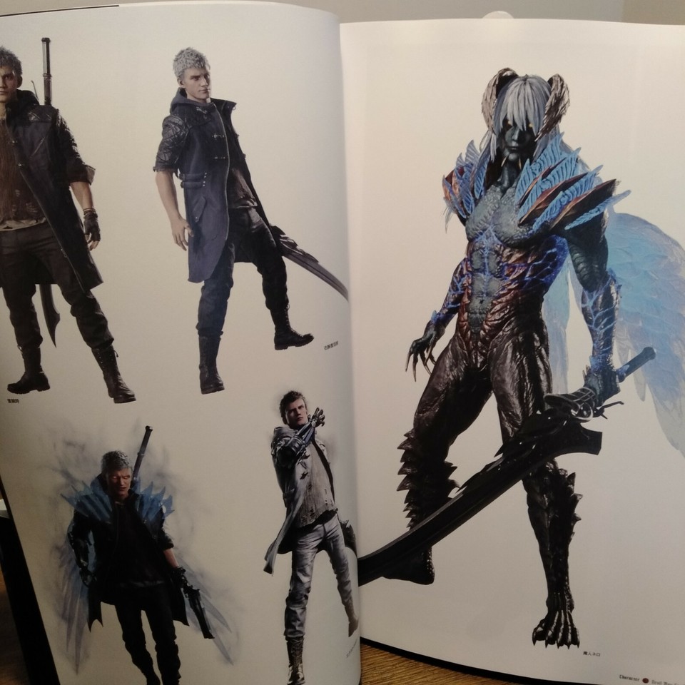 Devil May Cry 5 Official Art Works Capcom Illustration Art Book DMC NEW ...