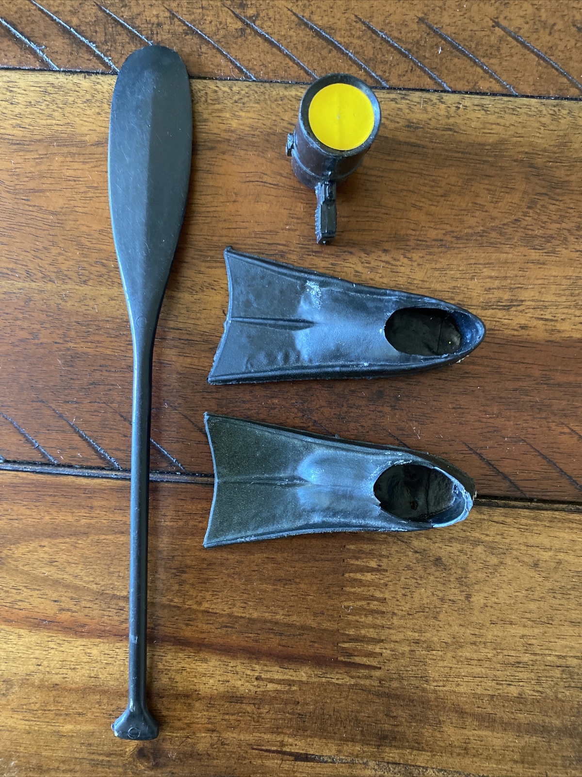 1960-1970’s GI Joe flippers, Flashlight And Paddle. All Used Condition ...