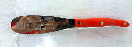 CUTCO Red Handle 1768 KS Spatula Spreader Knife Engraved w/ Company ...