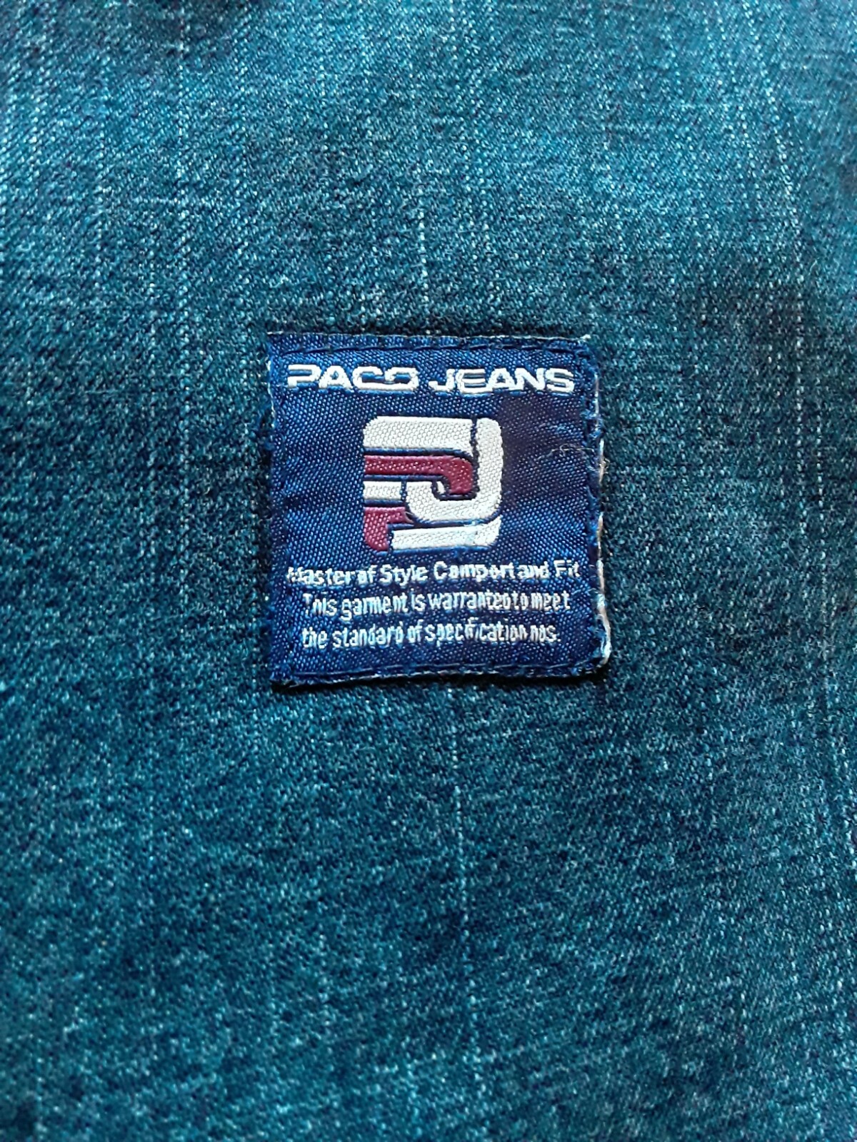 RARE! PACO JEANS Vintage Baggy Wide Leg Leather Patch… - Gem