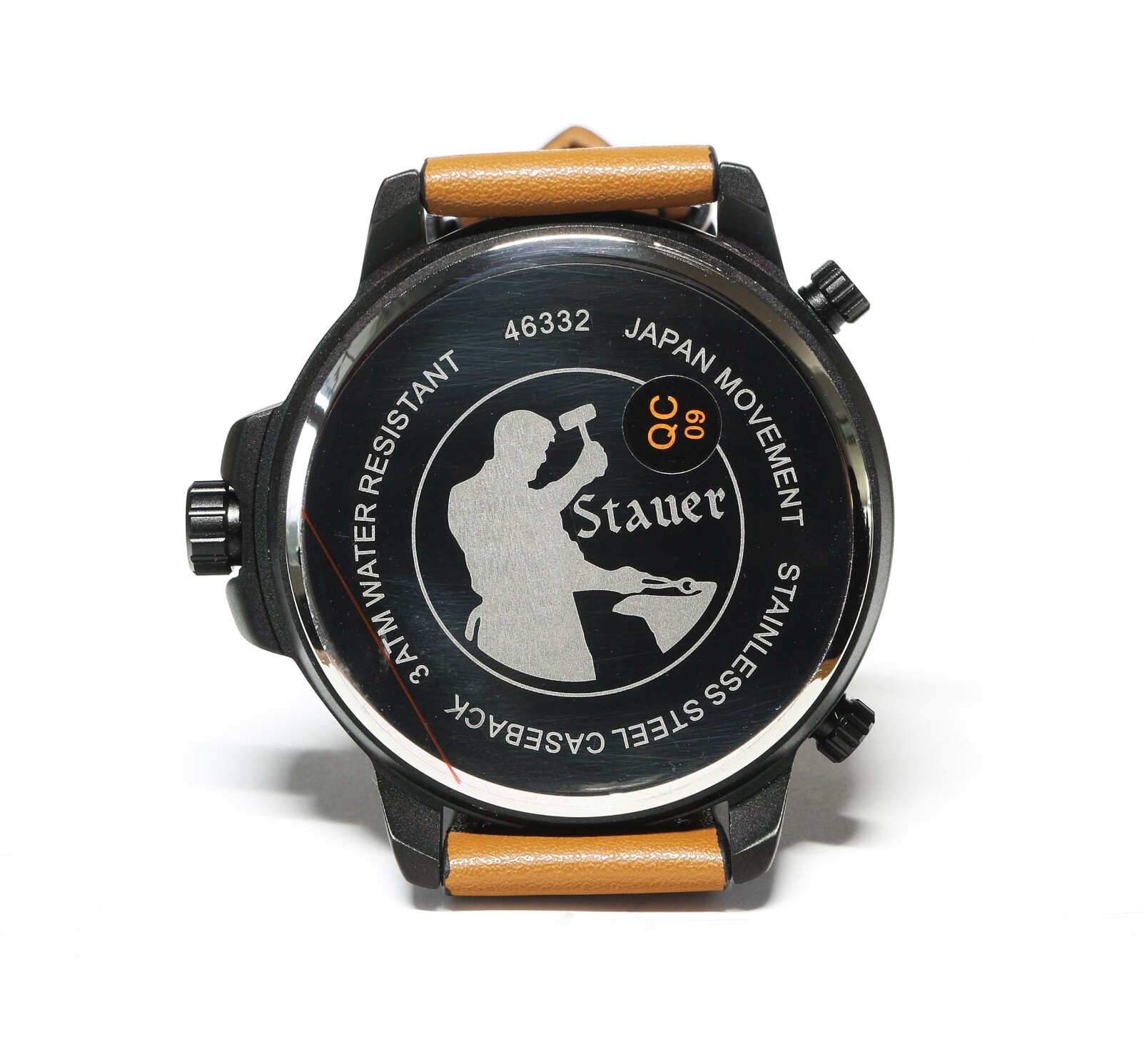 Men's Stauer 3 Time Zone Wristwatch 46332 for sale online | eBay