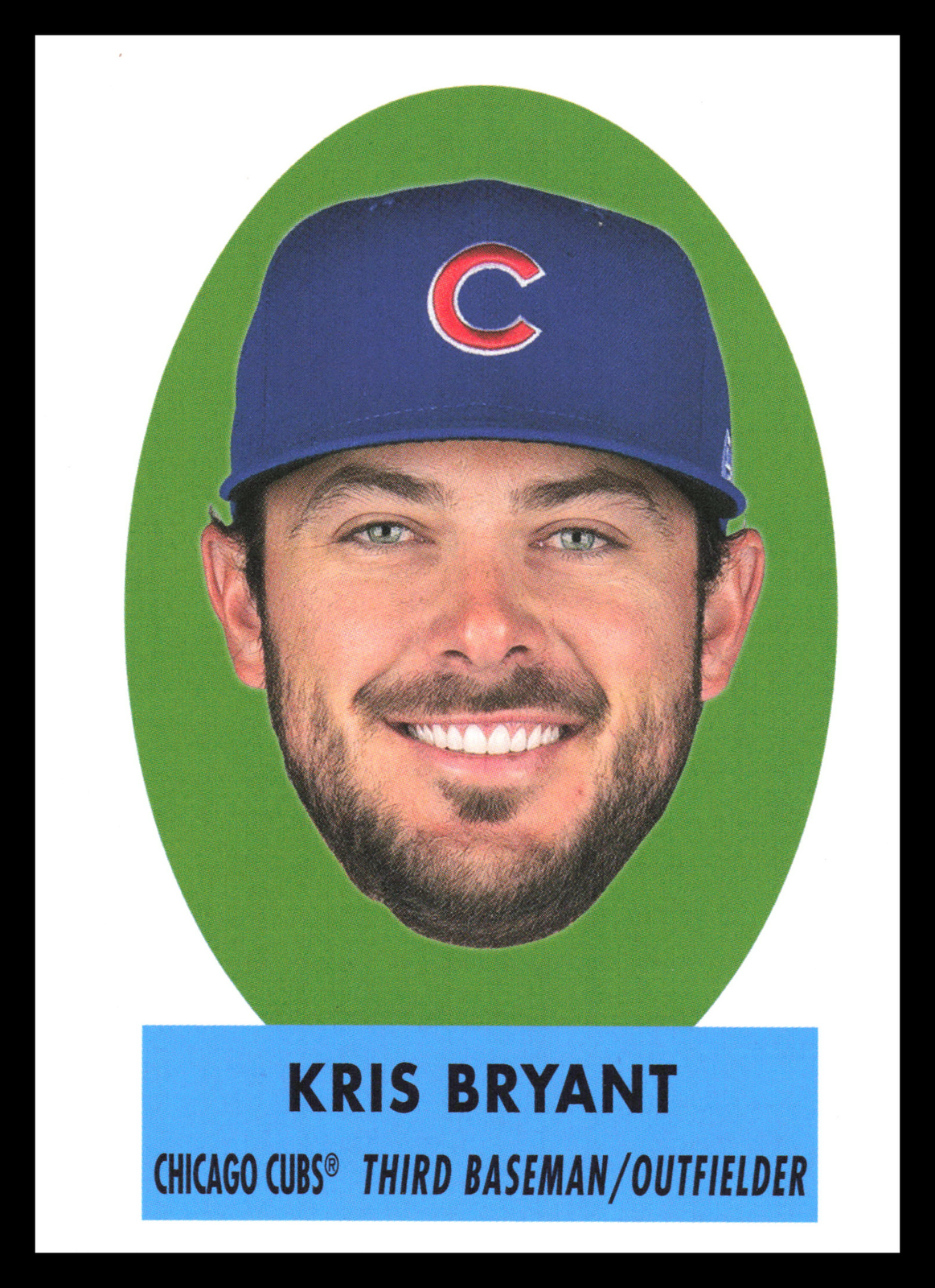 2021 Topps Archives Kris Bryant #69PO-14 1963 Topps Peel-Off Chicago ...