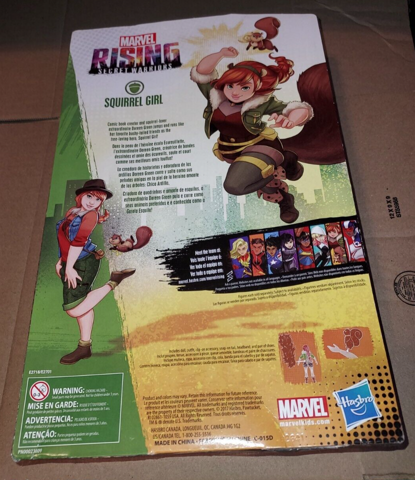 Marvel Squirrel Girl Doll Rising Secret Warriors Doreen Green New Toy ...
