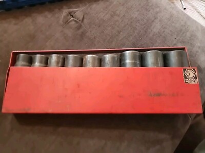 Matco Tools 1/2 in drive 8 pc SAE Deep Impact Socket Set 1/2 to 15/16 ...