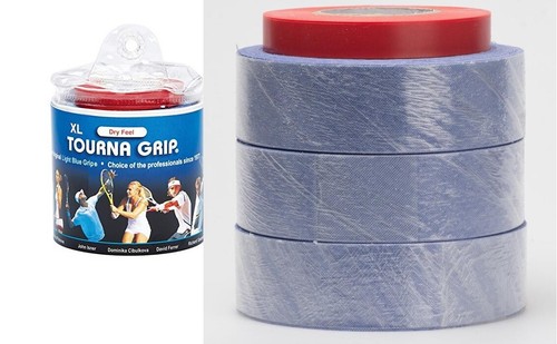 30 TOURNA Over Grip XL Dry Tennis Squash Badminton Racquet Overgrip ...