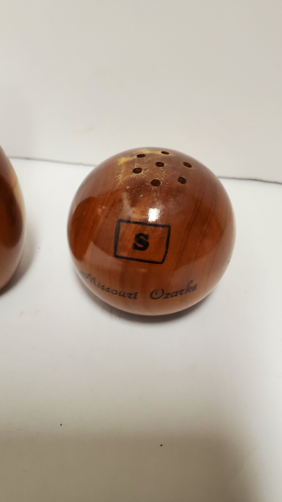 Vintage Wood Bowling Ball And Pin Salt And Pepper Shakers | eBay