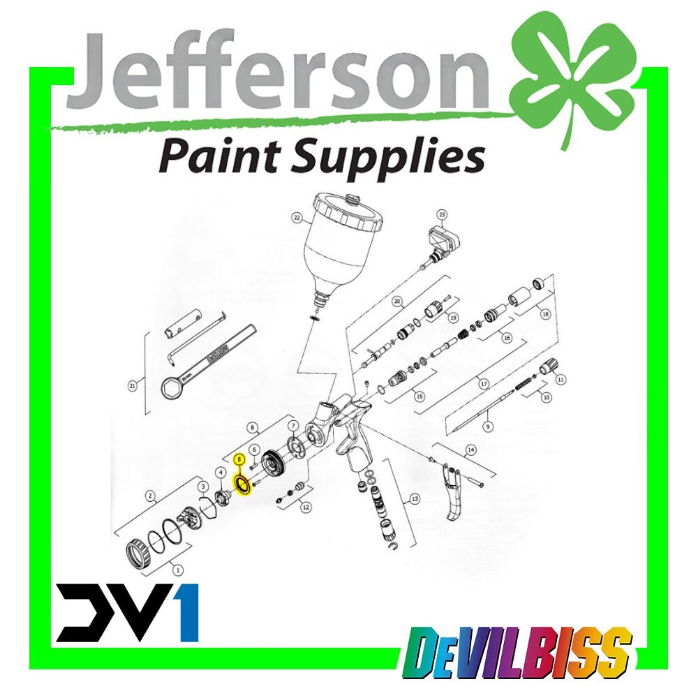 DEVILBISS DV1 Deflector Plate Kit - 704402 | eBay