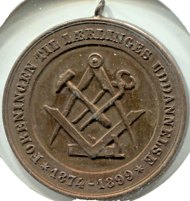 1899 DENMARK CARPENTRY AWARD MEDAL - FOR LEGEMS OVELSER - EC 6702 | eBay