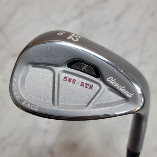 Cleveland 588 RTX Rotex Face Gap Wedge GW 52* 10 Action UltraLite 50g ...