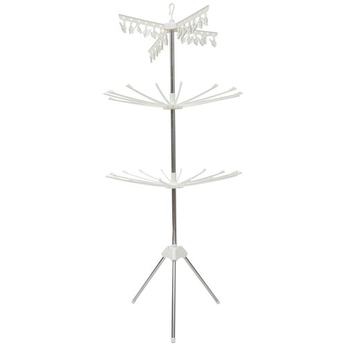 Drying Rack Compact Laundry Stand Balcony Baby Cloth Stands Small ...