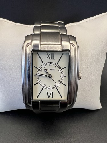 Kenneth Cole “Unlisted” Men’s Stylish Wristwatch Central Second Dial ...