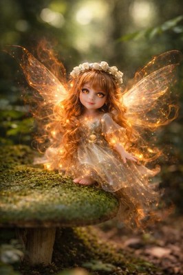 Haunted Doll Pocket-Sized Hybrid Fairy-Djinn,Wishes on the go,Fiery,Fun ...